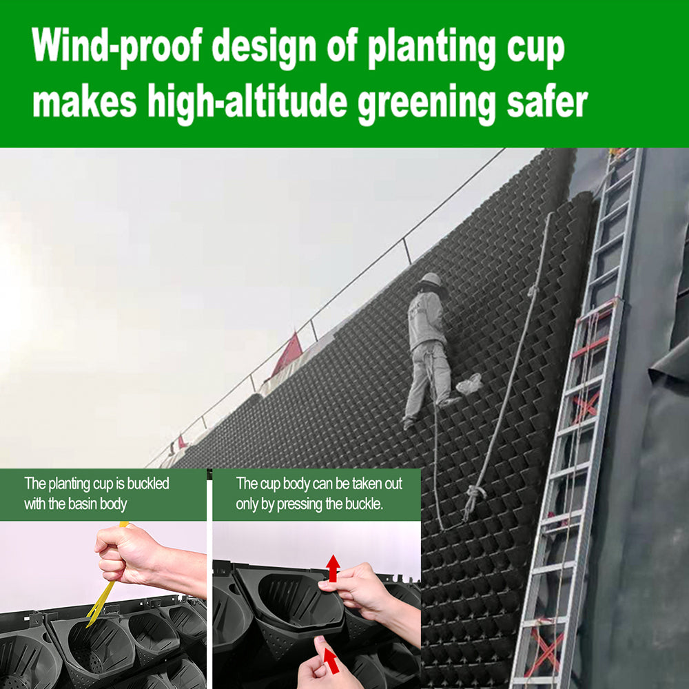 Vertical Wall Planter System - Stackable & Modular -Set of 3 - SA ...