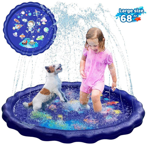 Sprinkler for Kids, Splash Pad, and Wading Pool Navy Blue - SA Scooter Shop